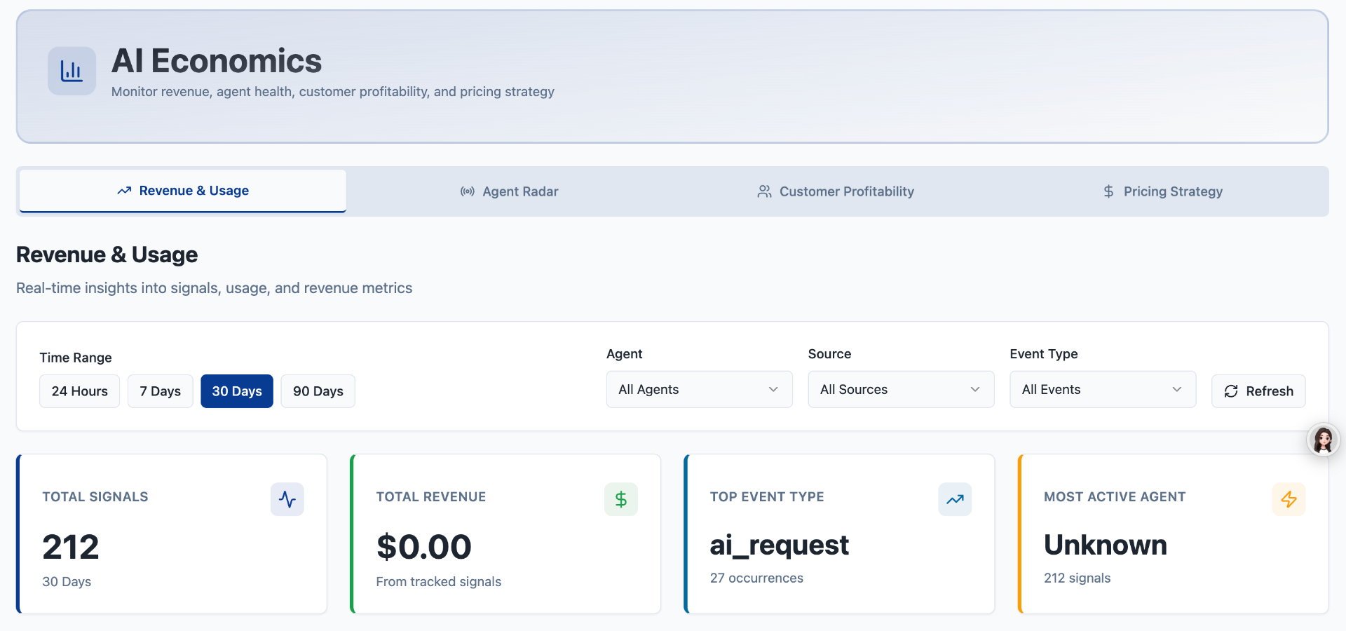 AI Agent Billing Platform - Track & Monetize AI Costs | AgentBill.io
